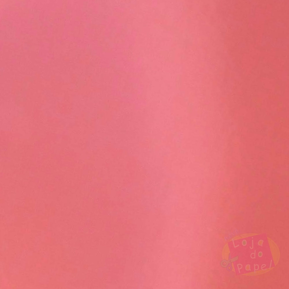 Papel Laminado Rosa Brilhante (10UN)