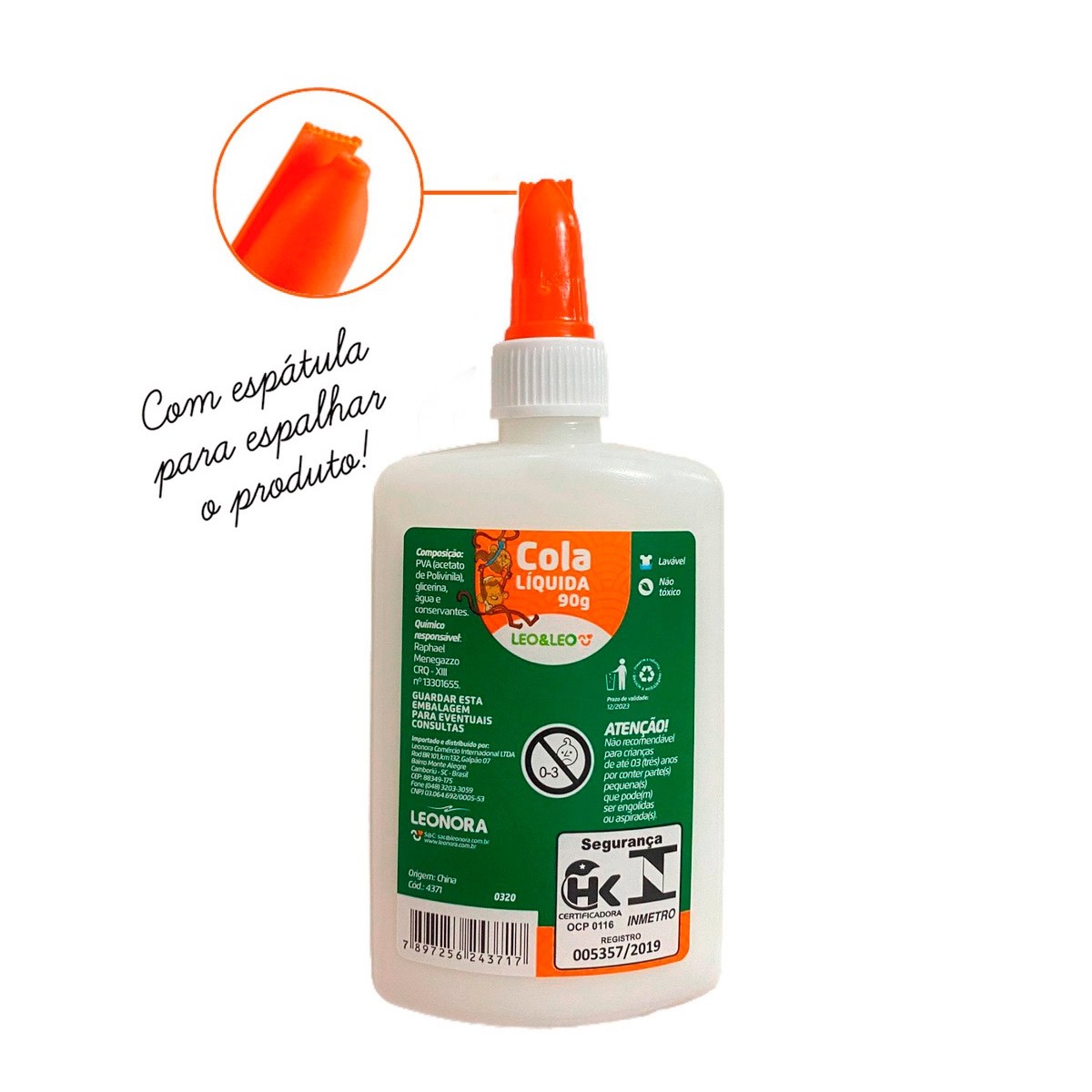 Cola Líquida Branca - Leo & Leo 90g | Loja do Papel Scrapbook