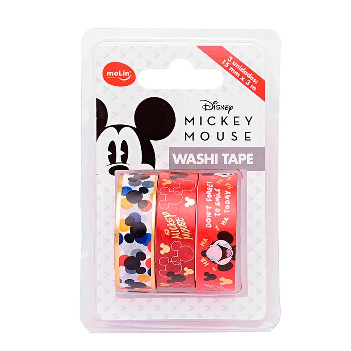 Washi Tape Molin - Disney Mickey Mouse | Loja do Papel Scrapbook