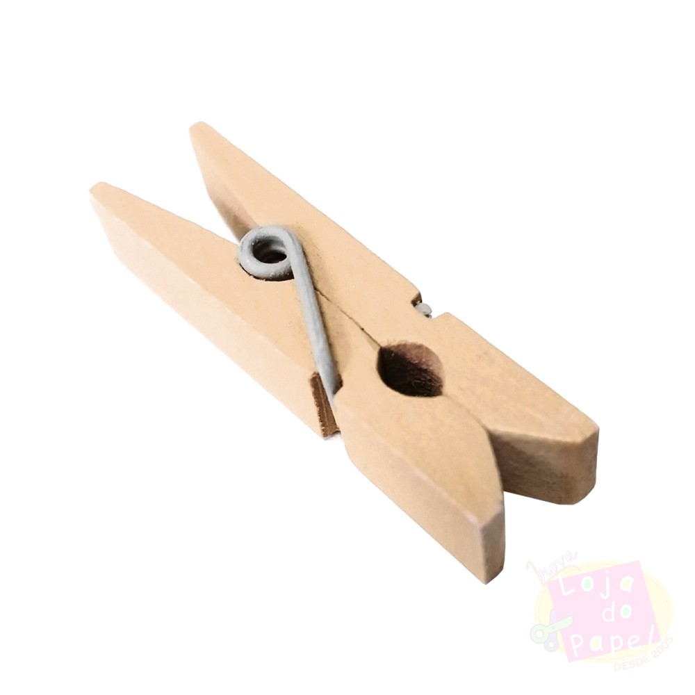 Mini Pregador Madeira 35mm Madeira