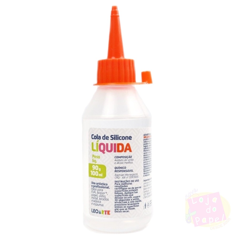 Cola de Silicone Líquida 90g | Loja do Papel