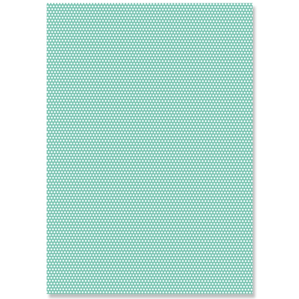 Papel Estampado A4 - Azul com Bolinhas (10UN)