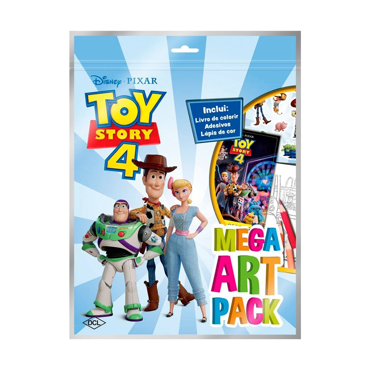 Mega Art Pack - Disney - Toy Story 4 | Loja do Papel Scrapbook