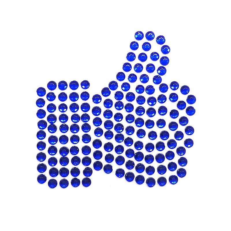 Adesivo Strass - Like Azul Royal