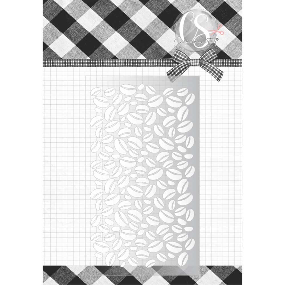 Stencil Carina Sartor - Papys - Café | Loja do Papel Scrapbook