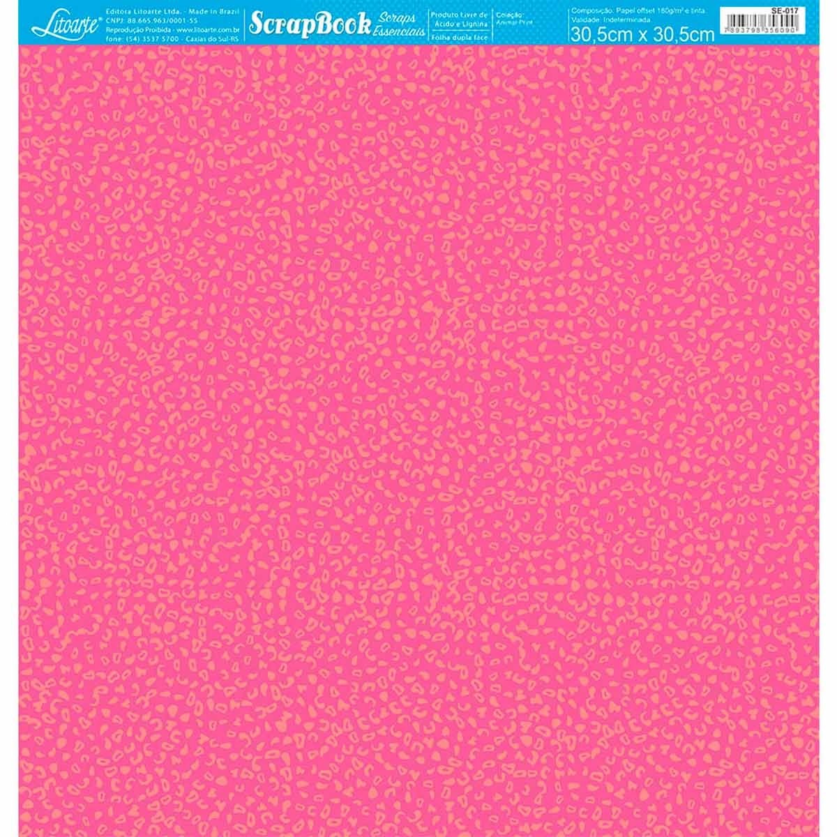 Papel Litoarte - Animal Print | Loja do Papel Scrapbook