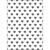 Placa de Emboss TEC - Relevo 2D Elegance 12x18 - Corações